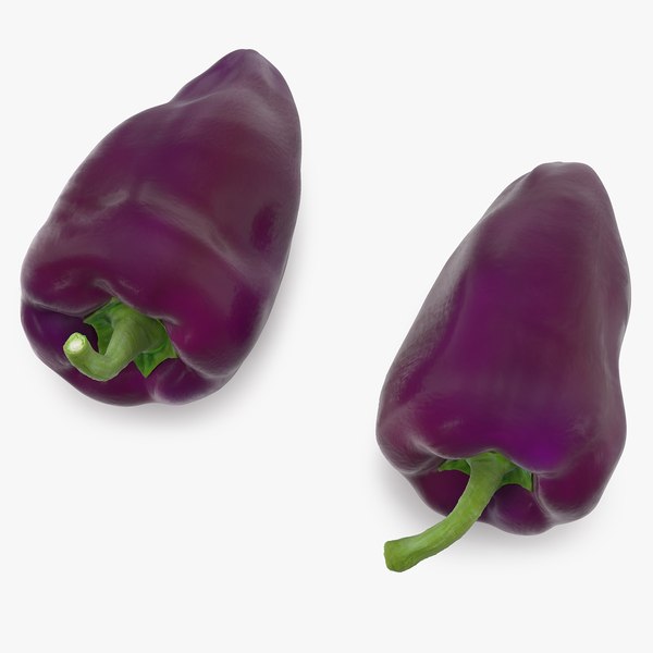 3D Purple Pepper Marconi - TurboSquid 1980902