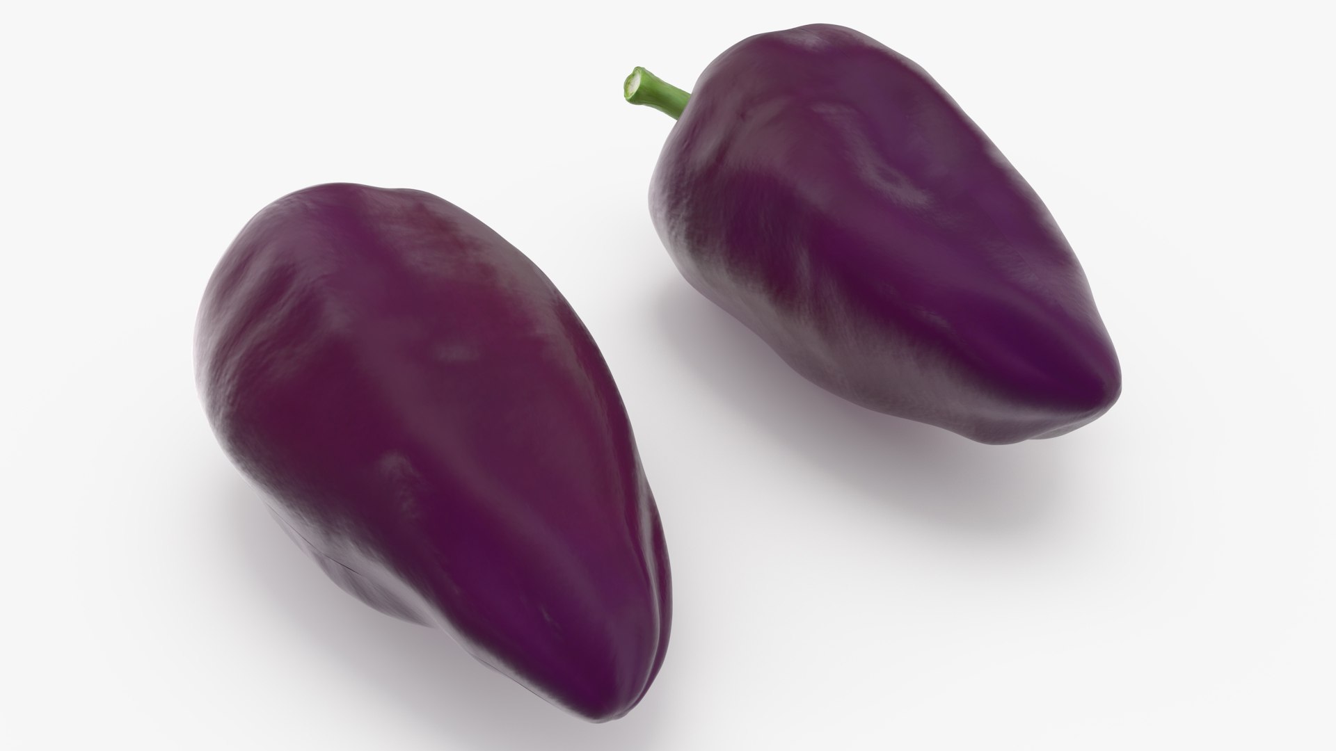3D Purple Pepper Marconi - TurboSquid 1980902