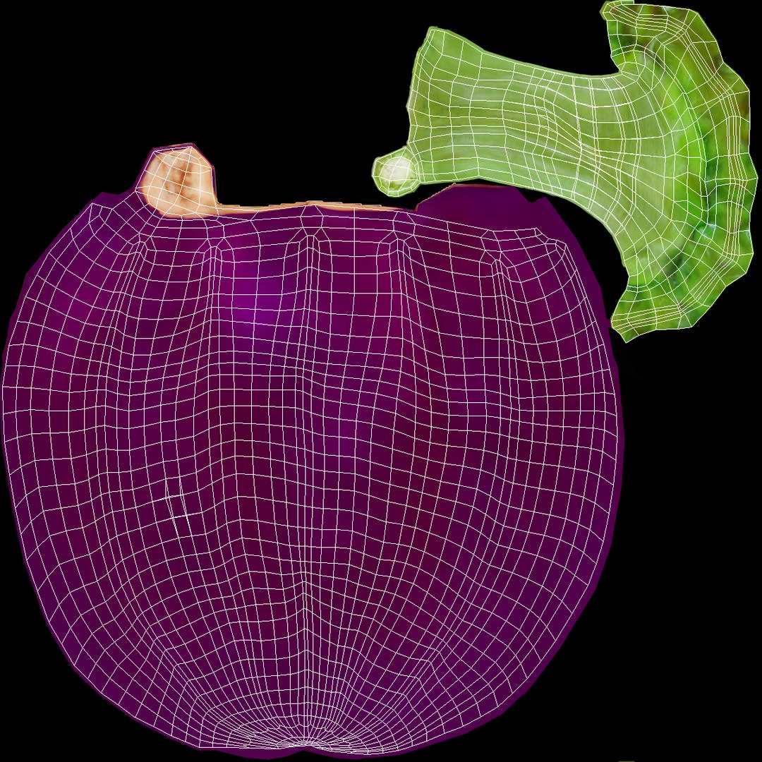 3D Purple Pepper Marconi - TurboSquid 1980902