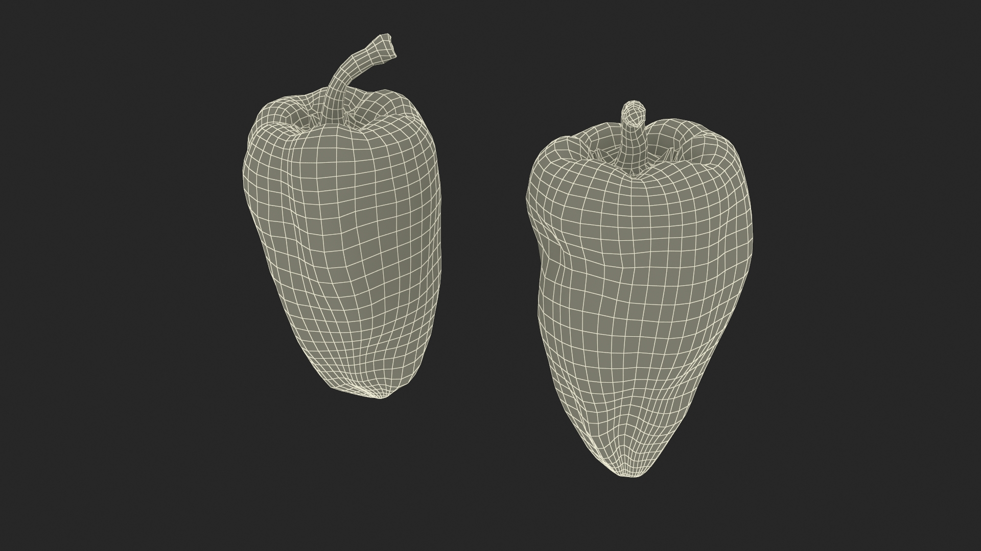 3D Purple Pepper Marconi - TurboSquid 1980902