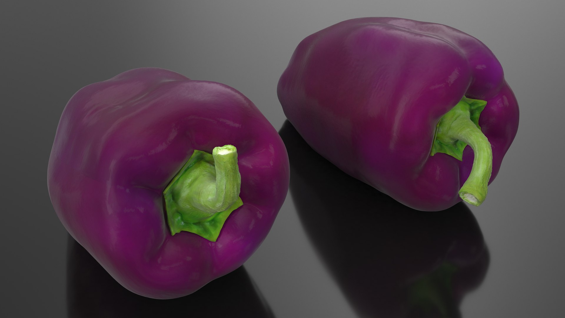3D Purple Pepper Marconi - TurboSquid 1980902