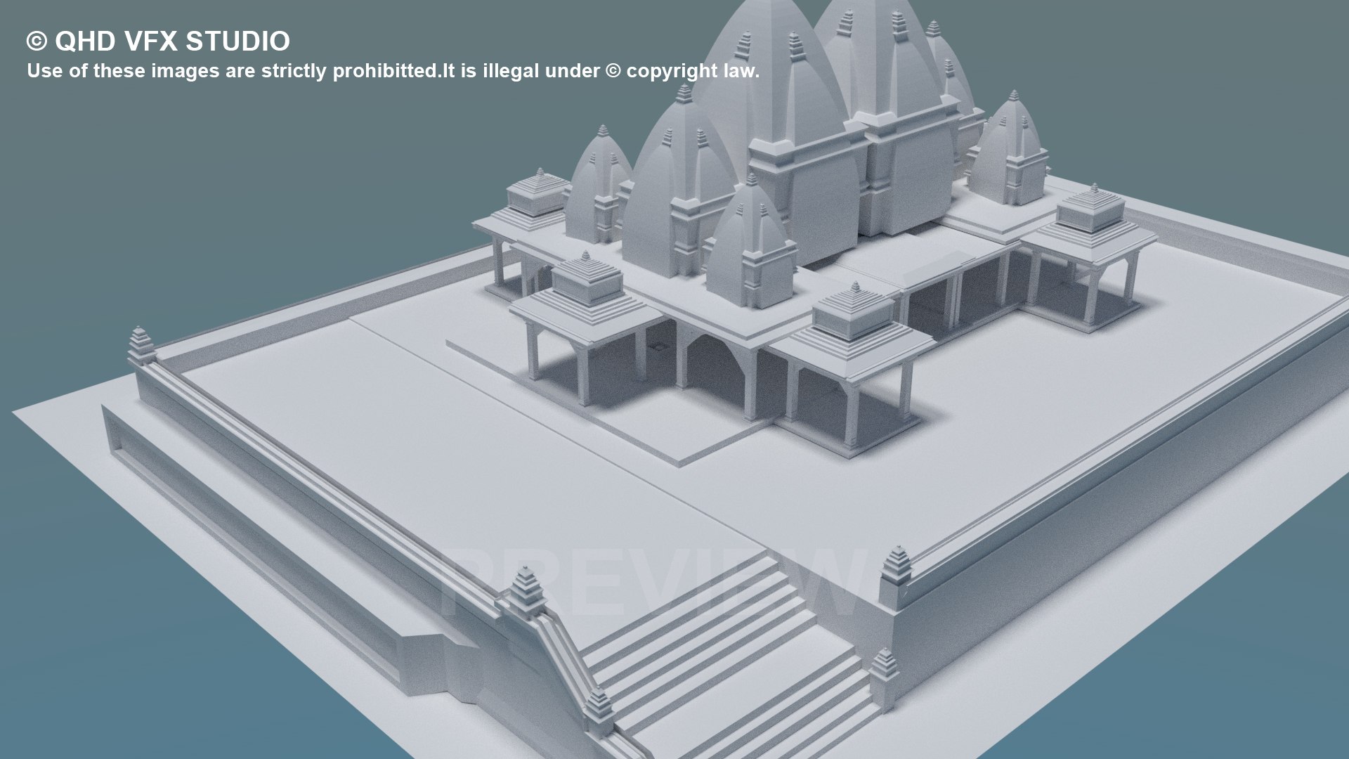 Shiva Temple Model - TurboSquid 1301561