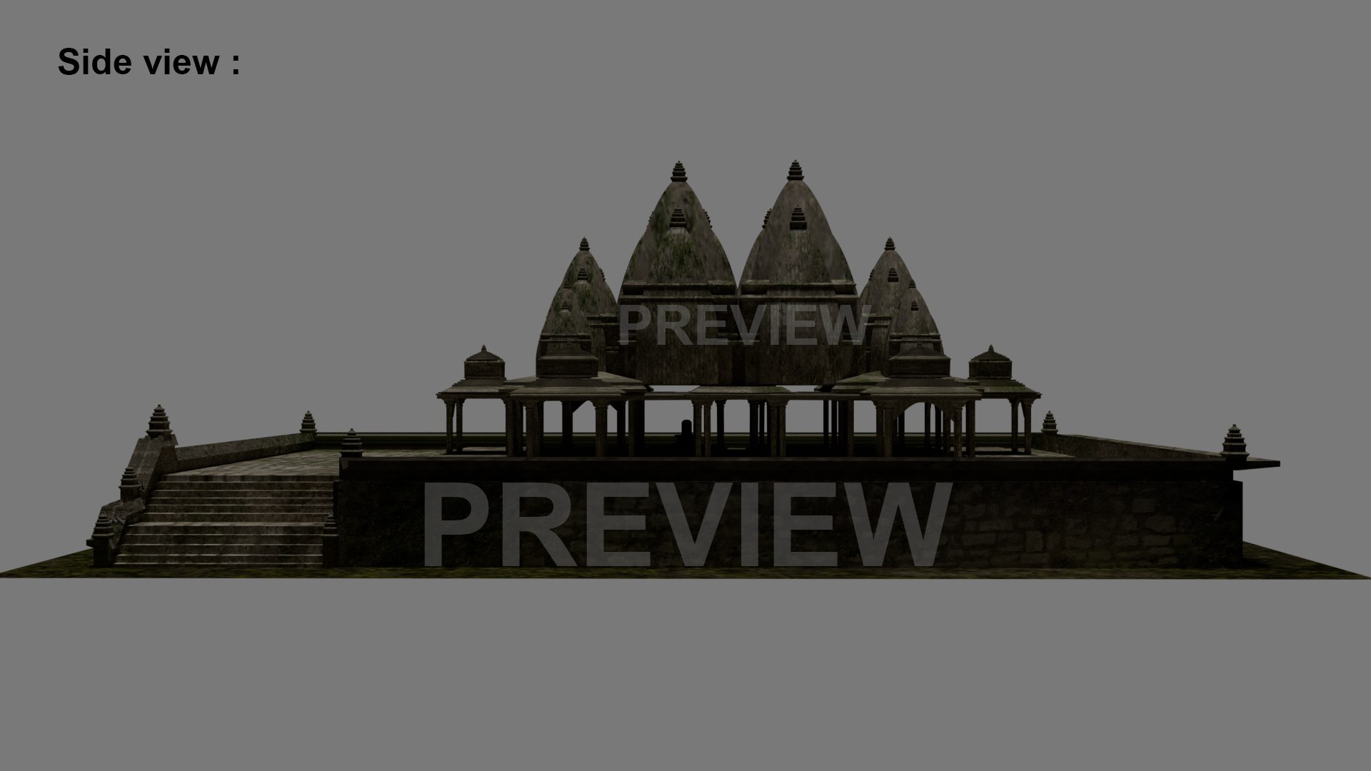Shiva Temple Model - TurboSquid 1301561
