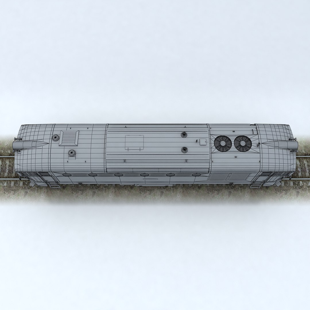 3D Model Train Railroad Locomotive - TurboSquid 1466232