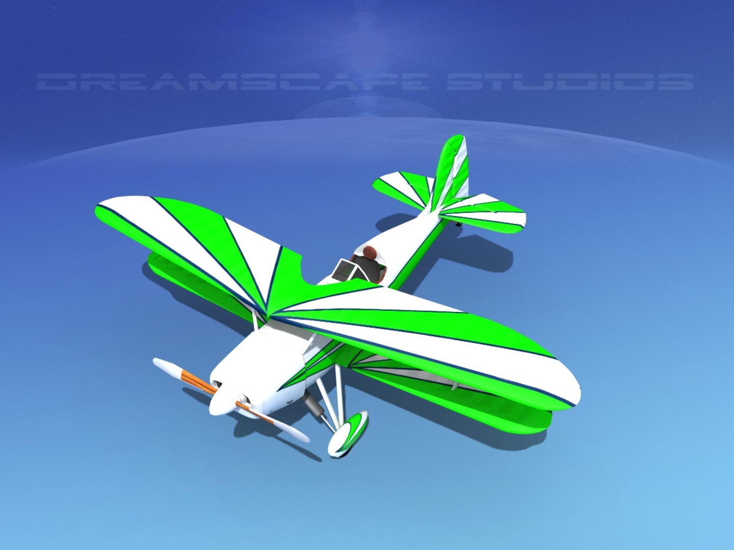 3d model starduster cockpit single