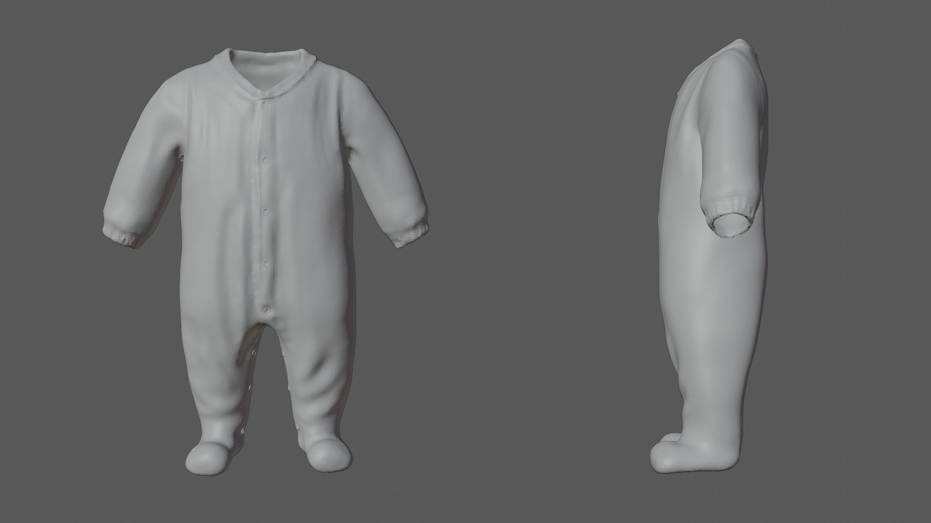 3D Rigged Collection Of Baby Clothes Model - TurboSquid 1776203