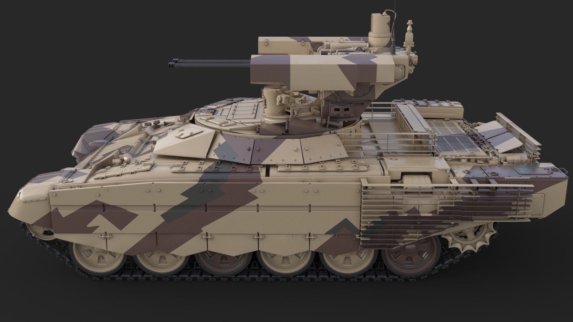 3D Tank Terminator BMP 72 Desert - TurboSquid 2038961
