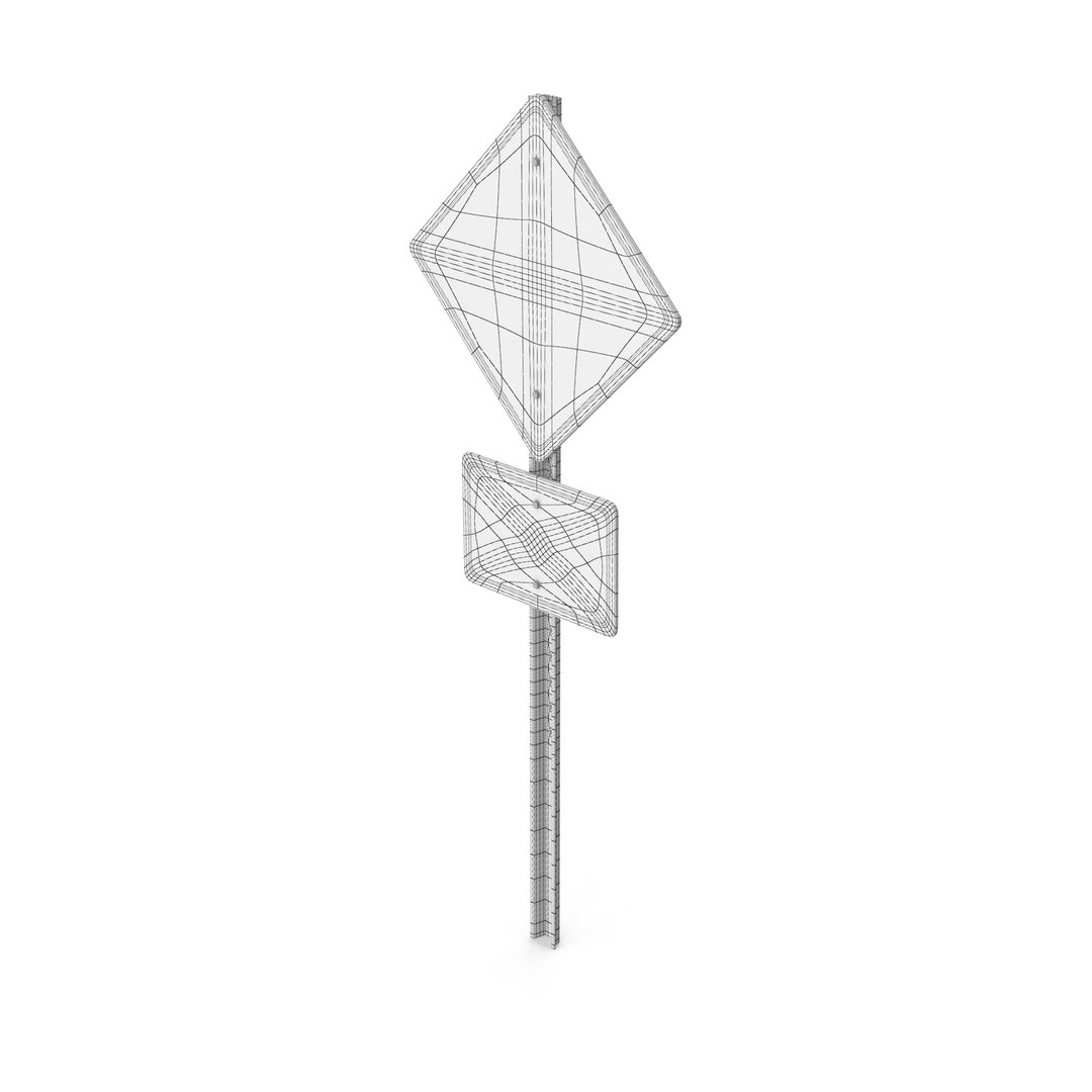 Road Sign 3D Model - TurboSquid 2005977