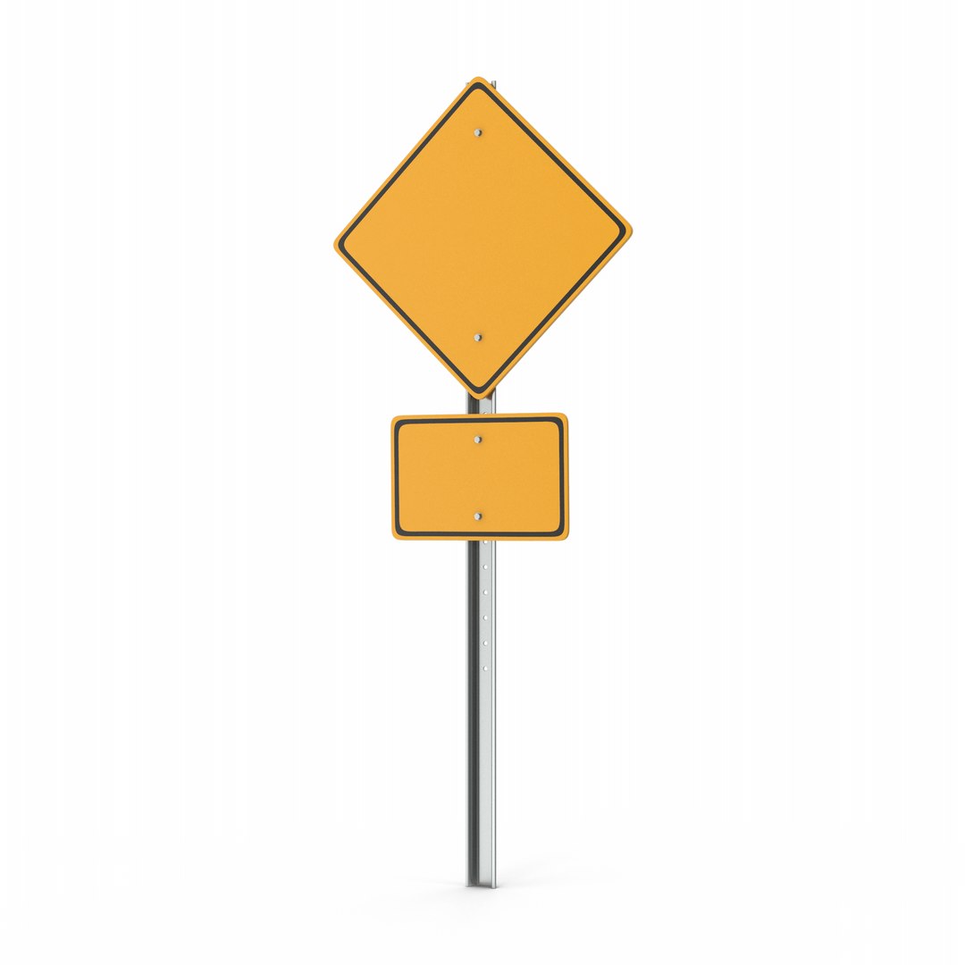 Road Sign 3D Model - TurboSquid 2005977