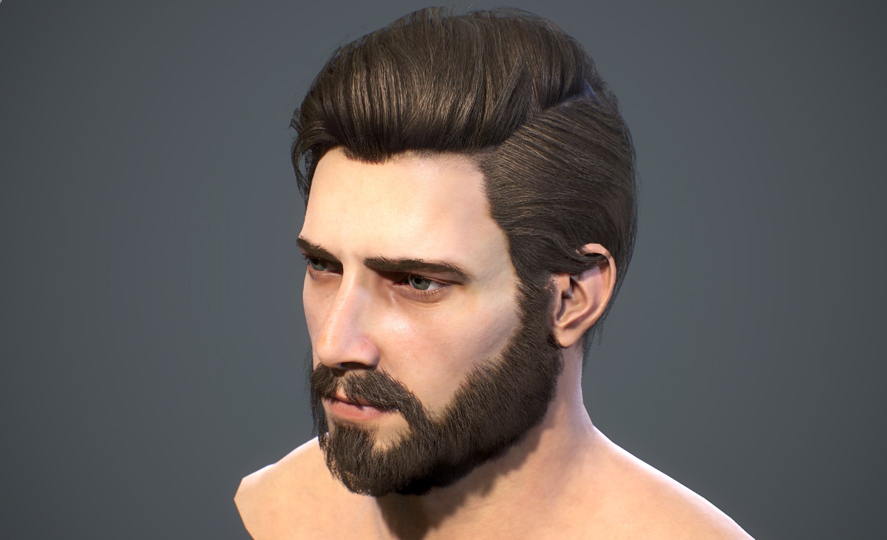 Photorealistic Human Head Real Time 3D - TurboSquid 1431926