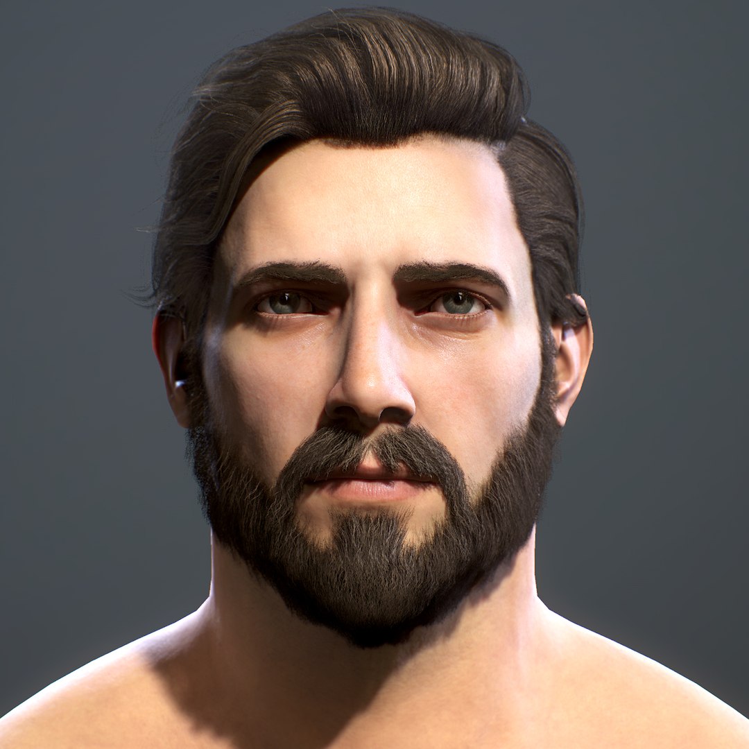 Photorealistic Human Head Real Time 3D - TurboSquid 1431926