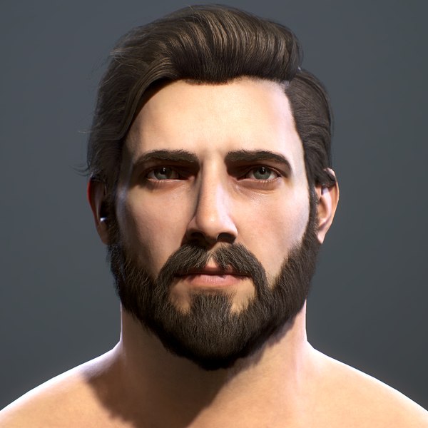 3D photorealistic human head real time model - TurboSquid 1423109