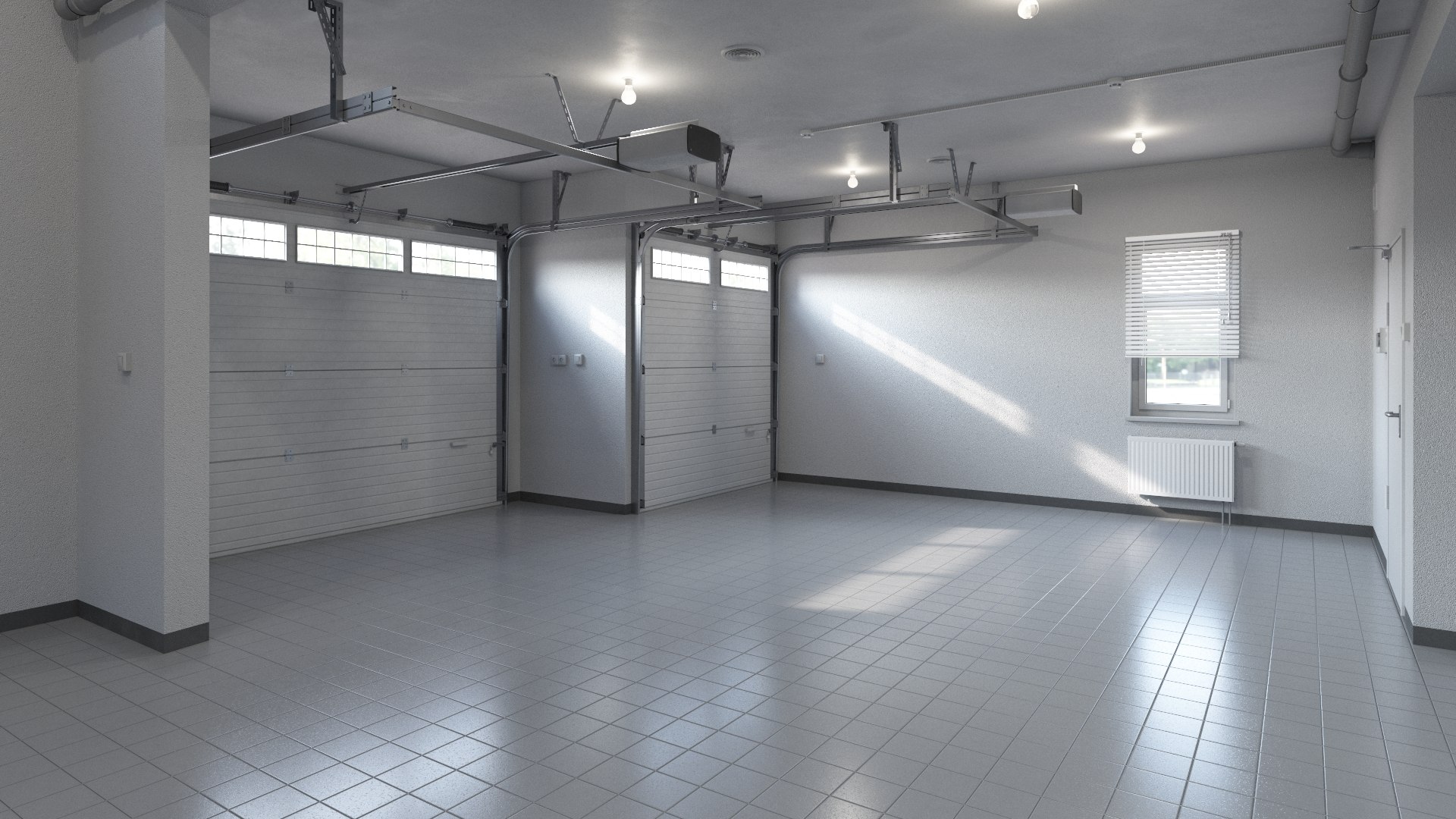 Big Home Garage Base Interior V2 Vray Model - TurboSquid 2155285