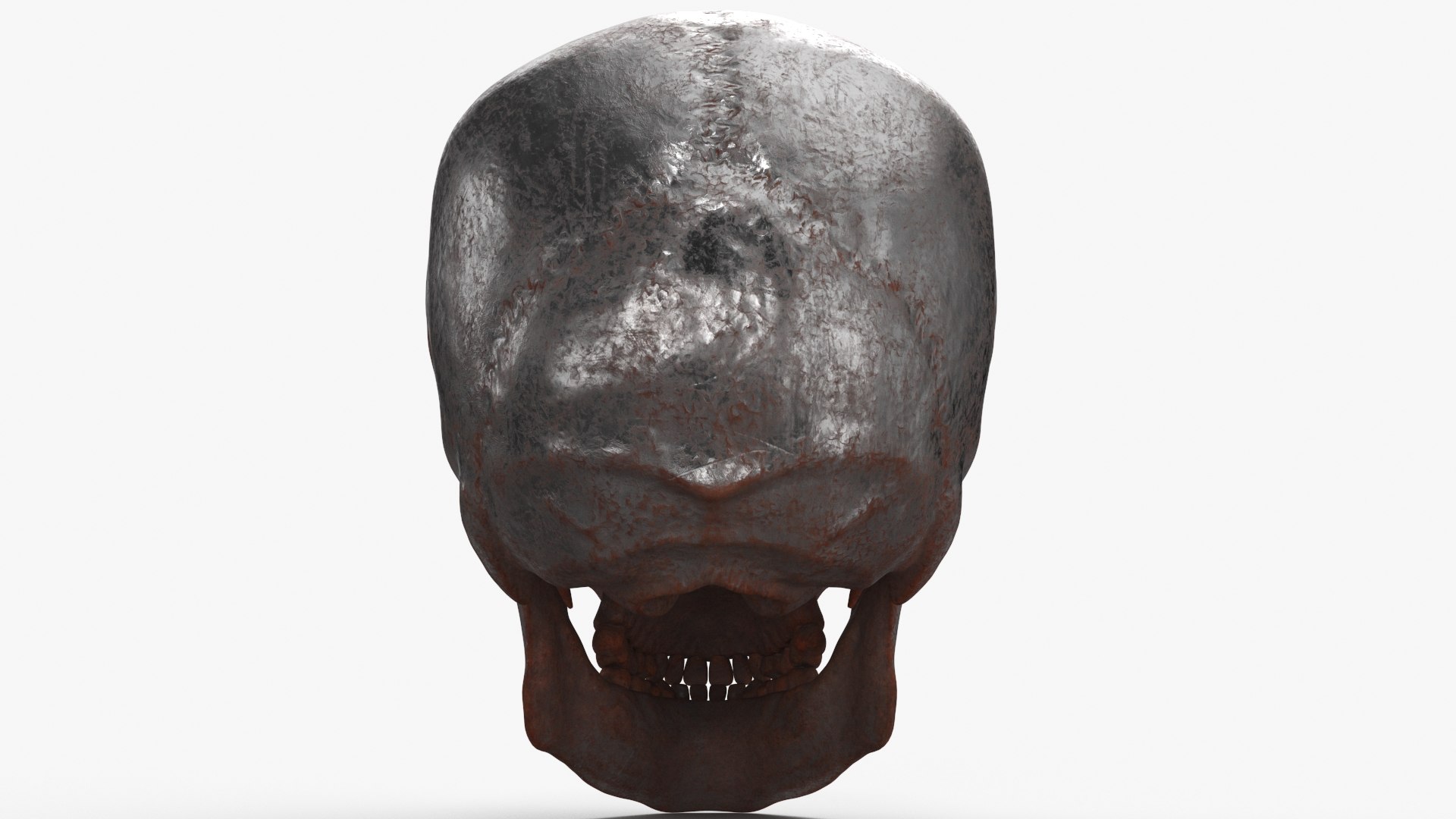 Human Skull Sci-fi Rusty 3D Model - TurboSquid 1987299