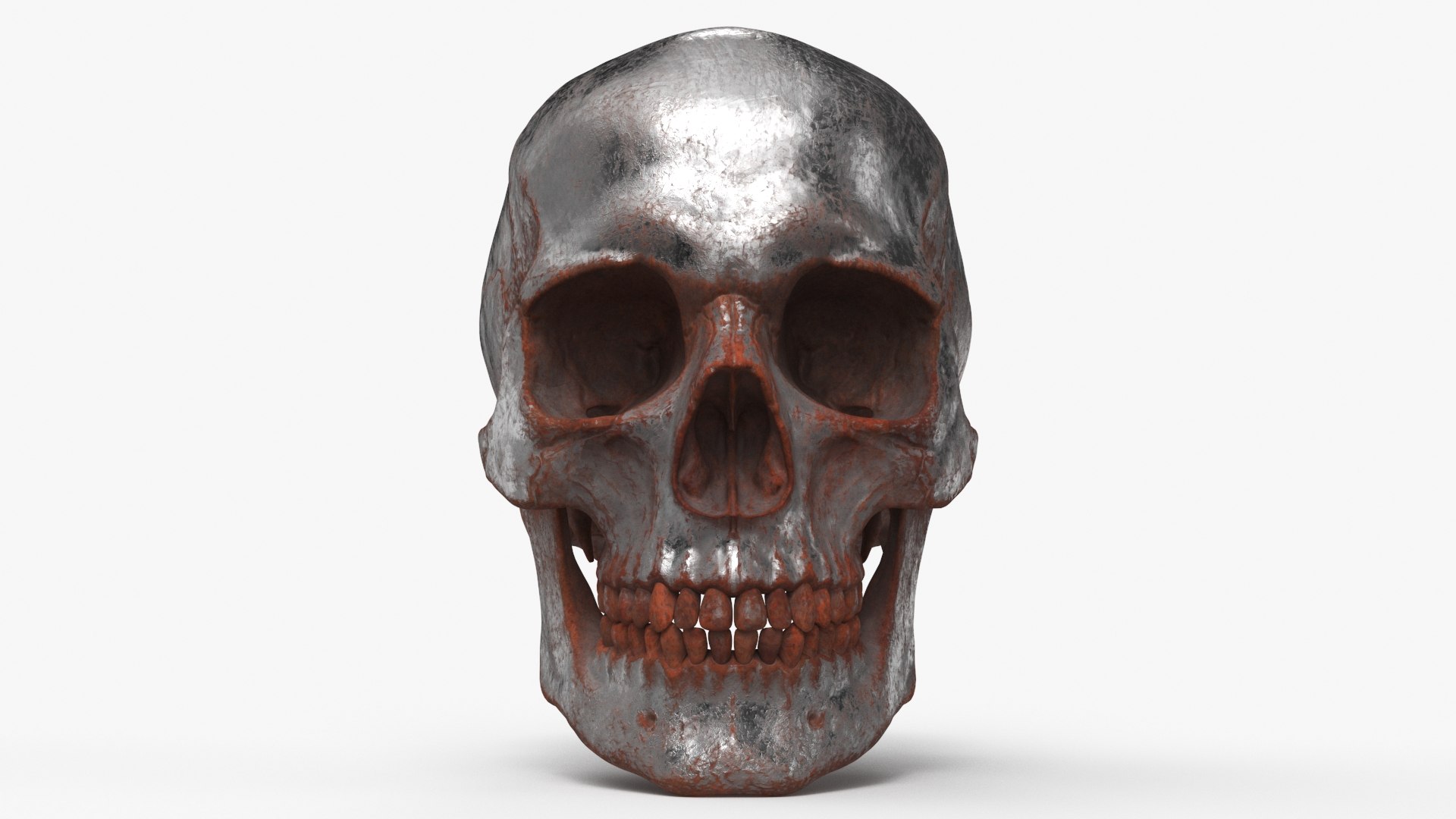Human Skull Sci-fi Rusty 3D Model - TurboSquid 1987299