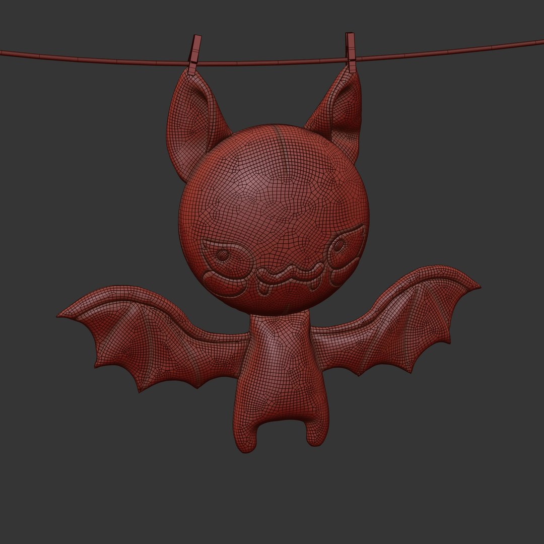 3D Kids Bat Toy - TurboSquid 1752859