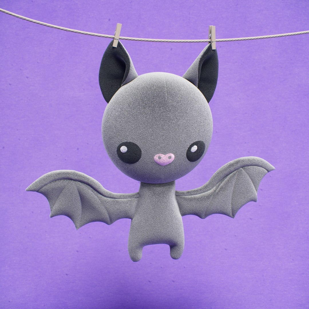3D Kids Bat Toy - TurboSquid 1752859