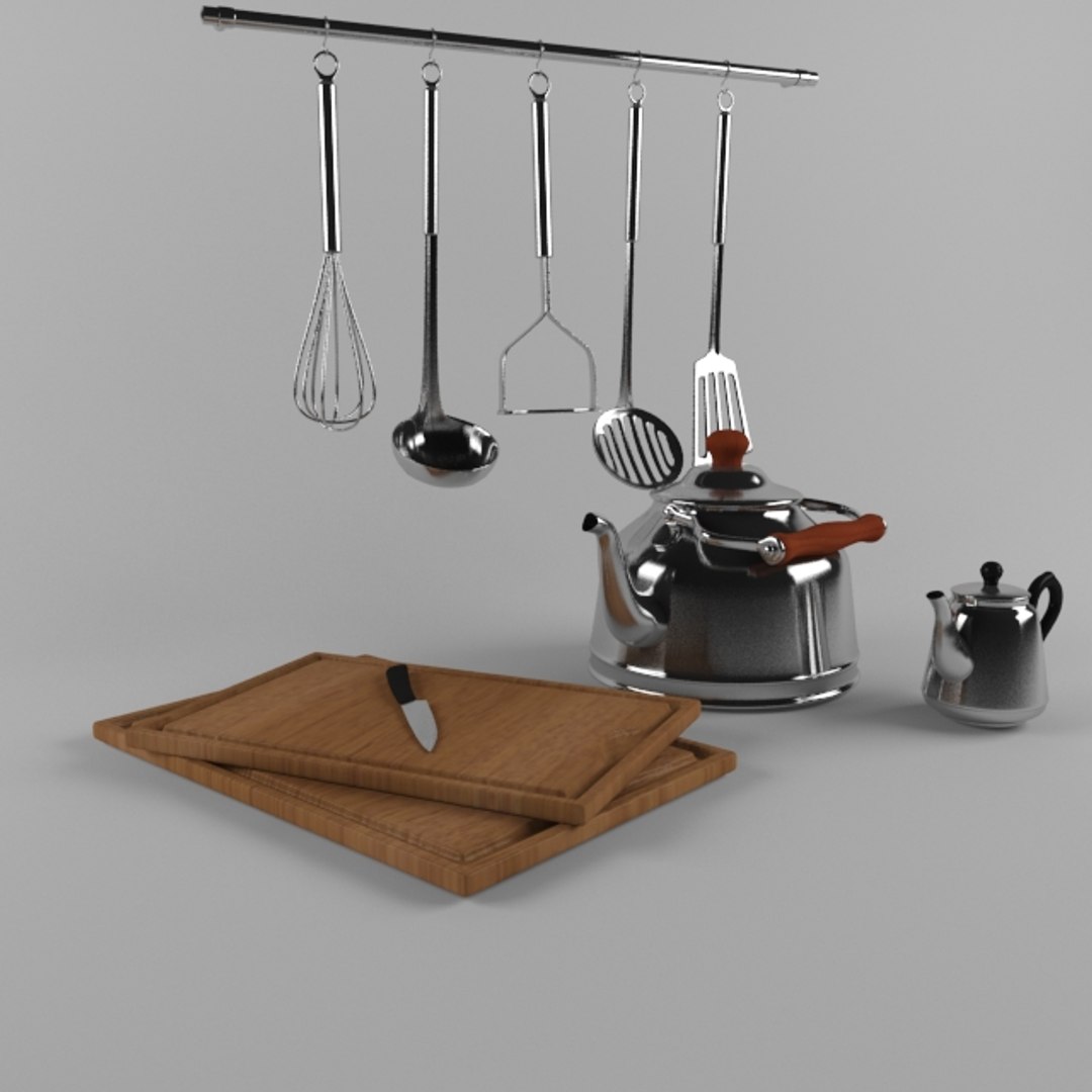 3d model of cookware cook