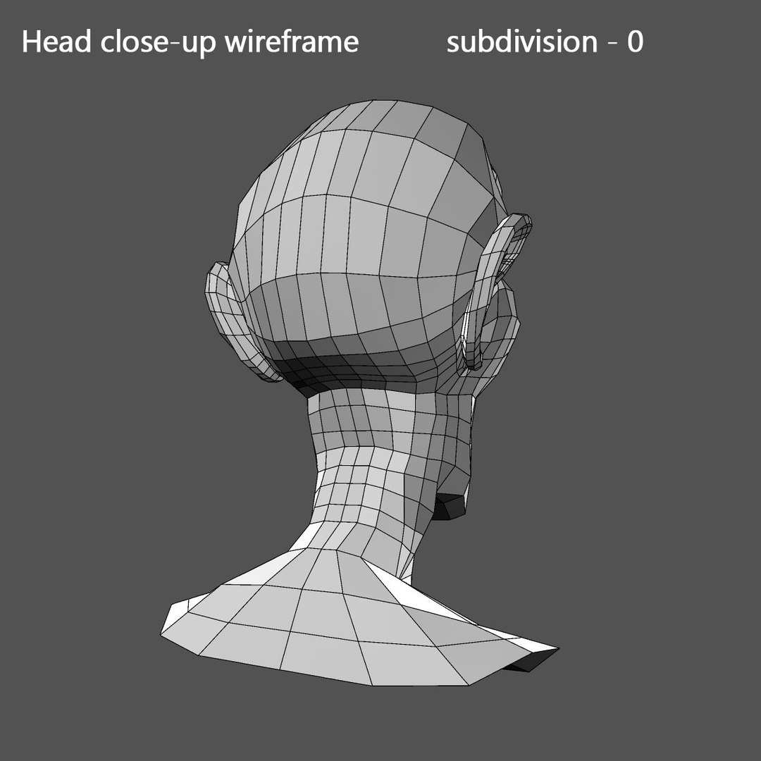 3d Old Uncle Character Human Model