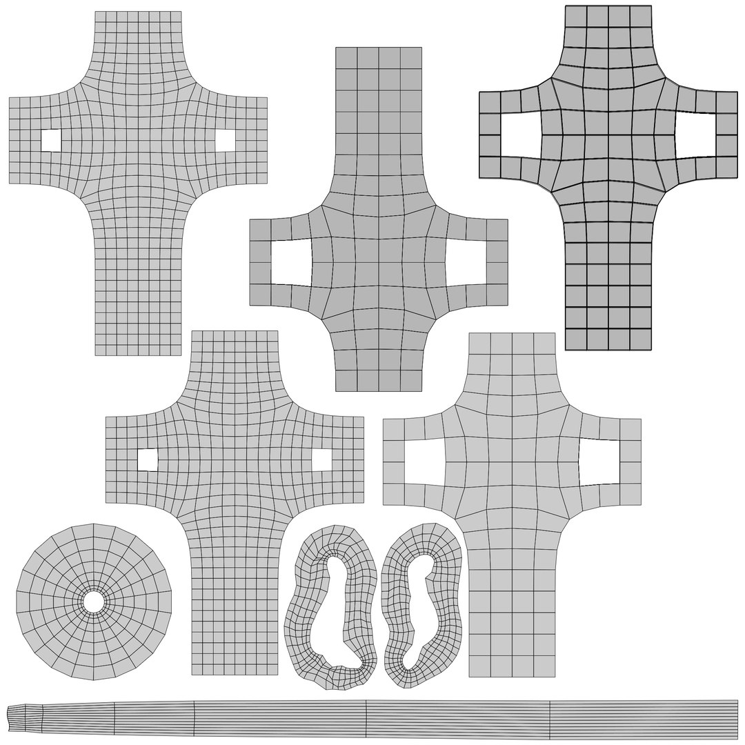 Hanging String Beads Heart 3D Model - TurboSquid 1696465