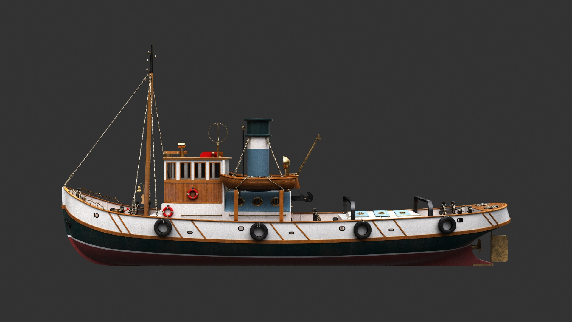 Boat Tugboat 3D - TurboSquid 1701234