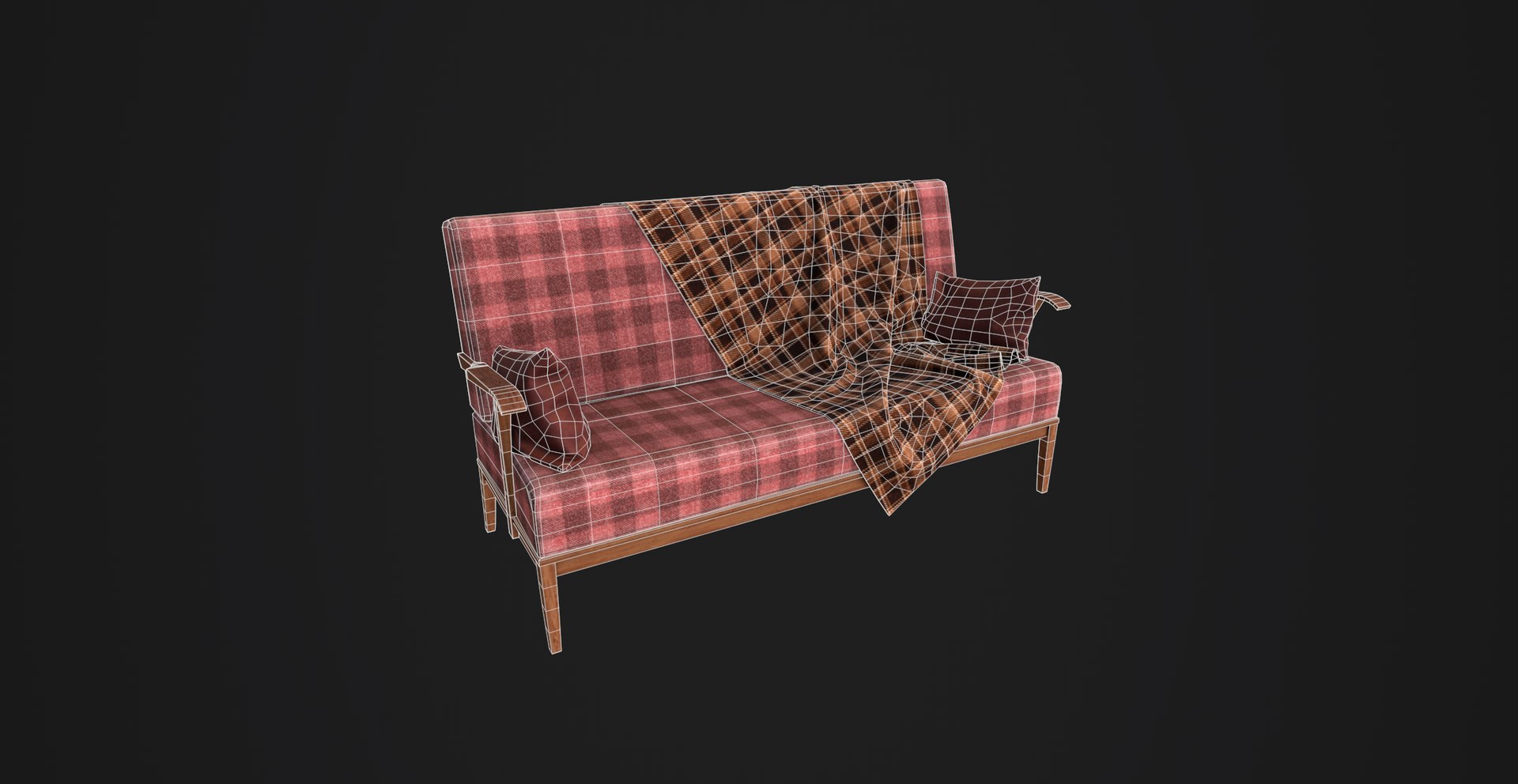 3D Soviet Sofa Model - TurboSquid 1587804