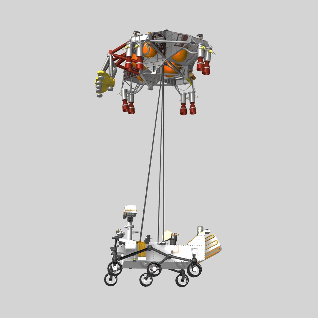Max Msl Curiosity Skycrane Land Rover
