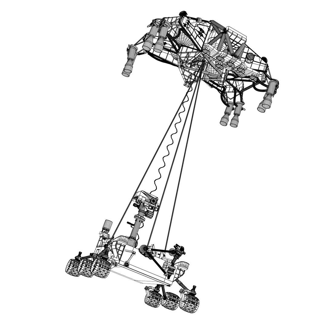 Max Msl Curiosity Skycrane Land Rover