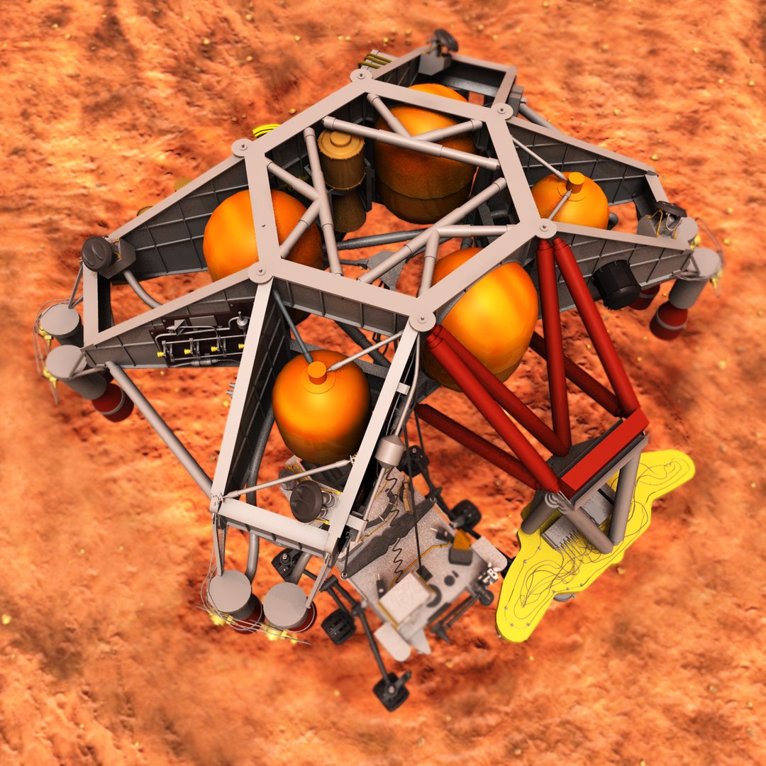 Max Msl Curiosity Skycrane Land Rover