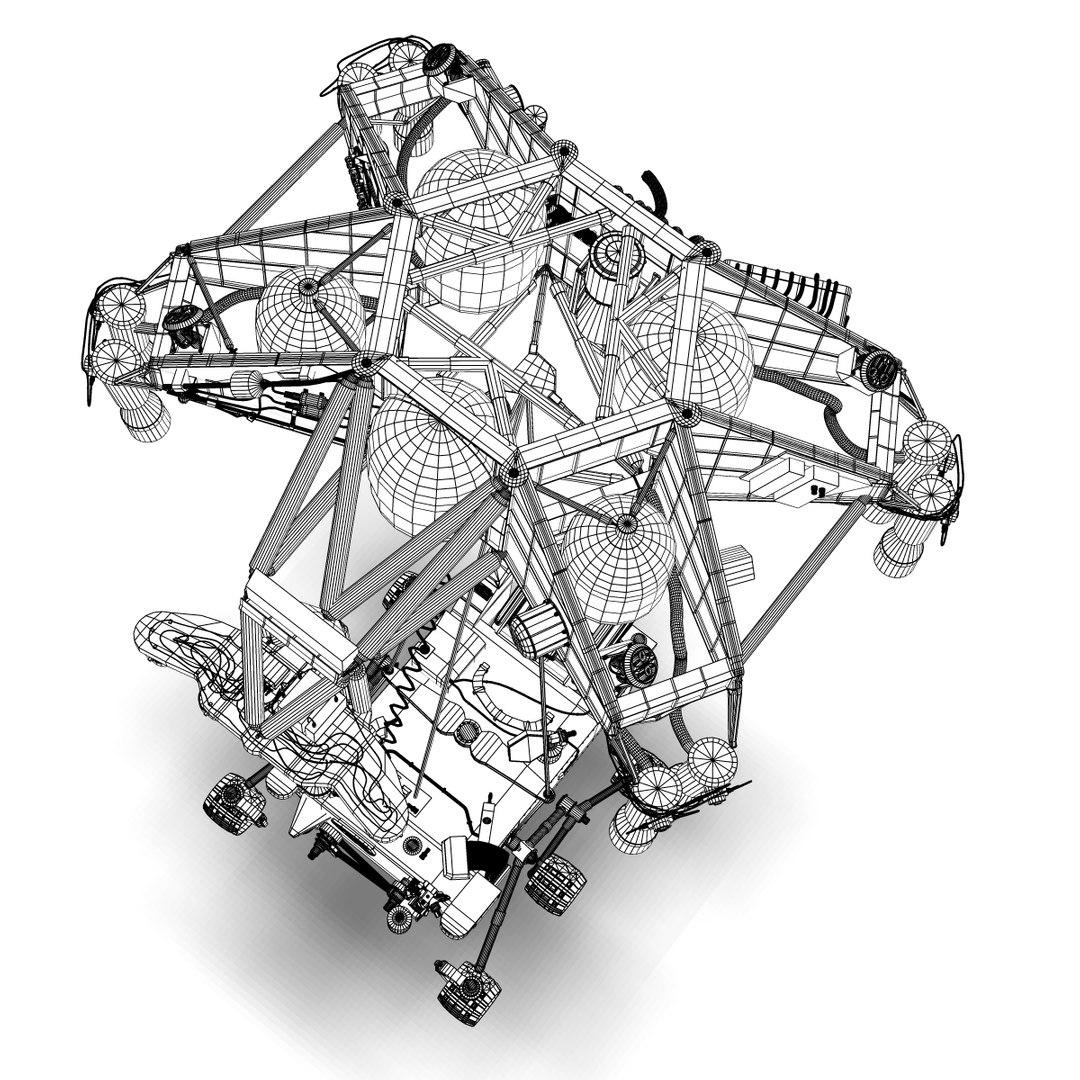 Max Msl Curiosity Skycrane Land Rover