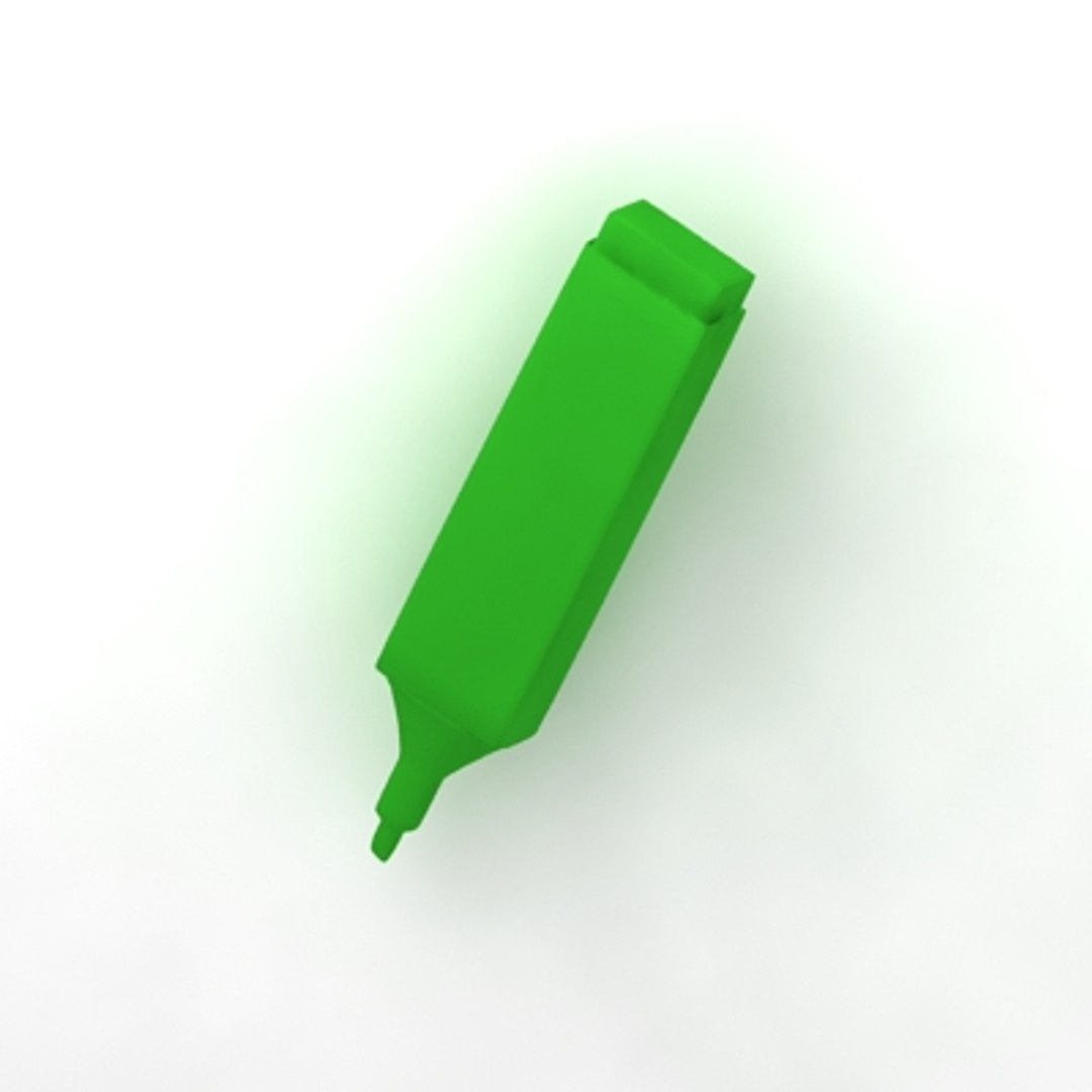 3d Model Marker Office Equipment