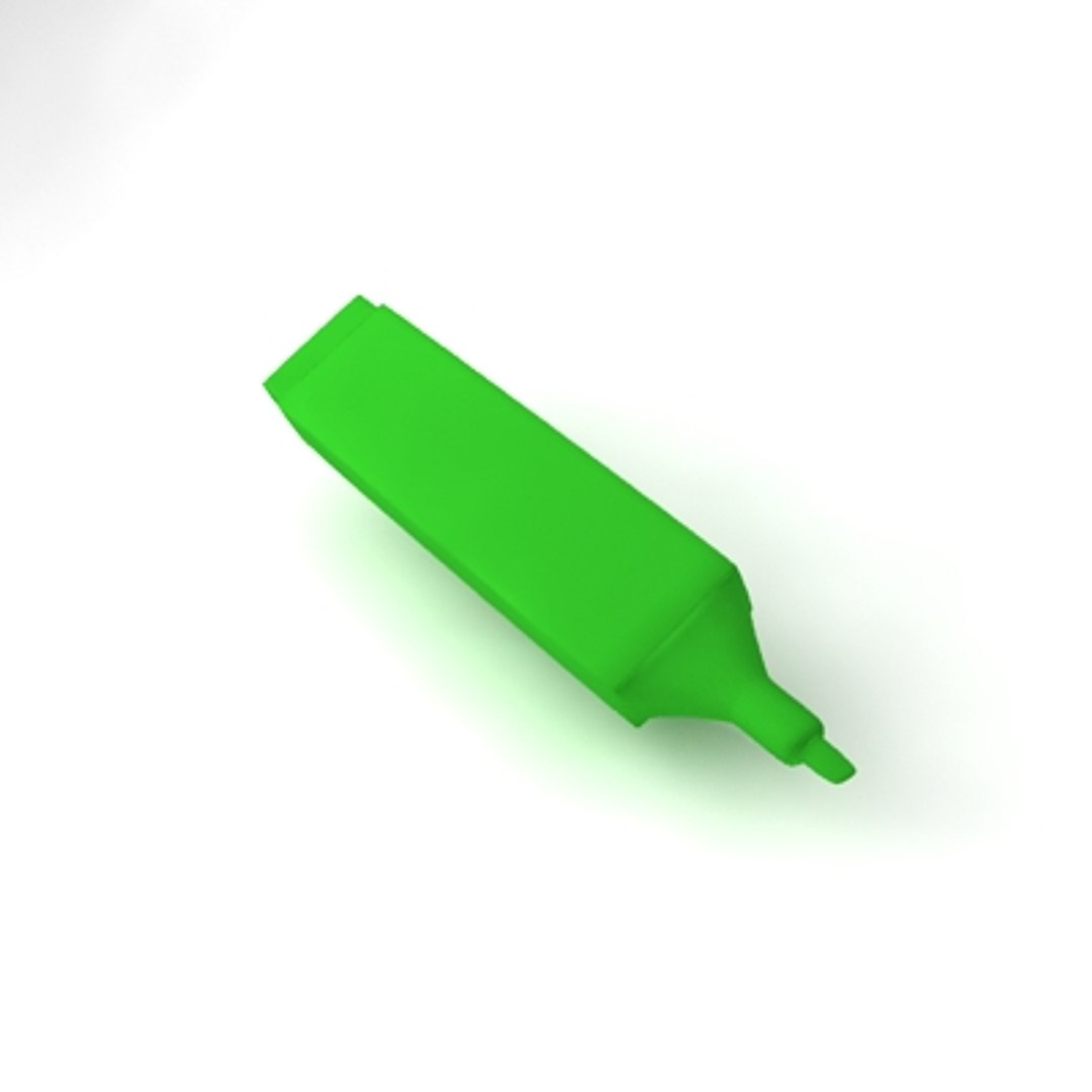 3d Model Marker Office Equipment