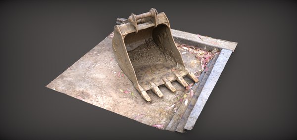 backhoe bucket 3d model