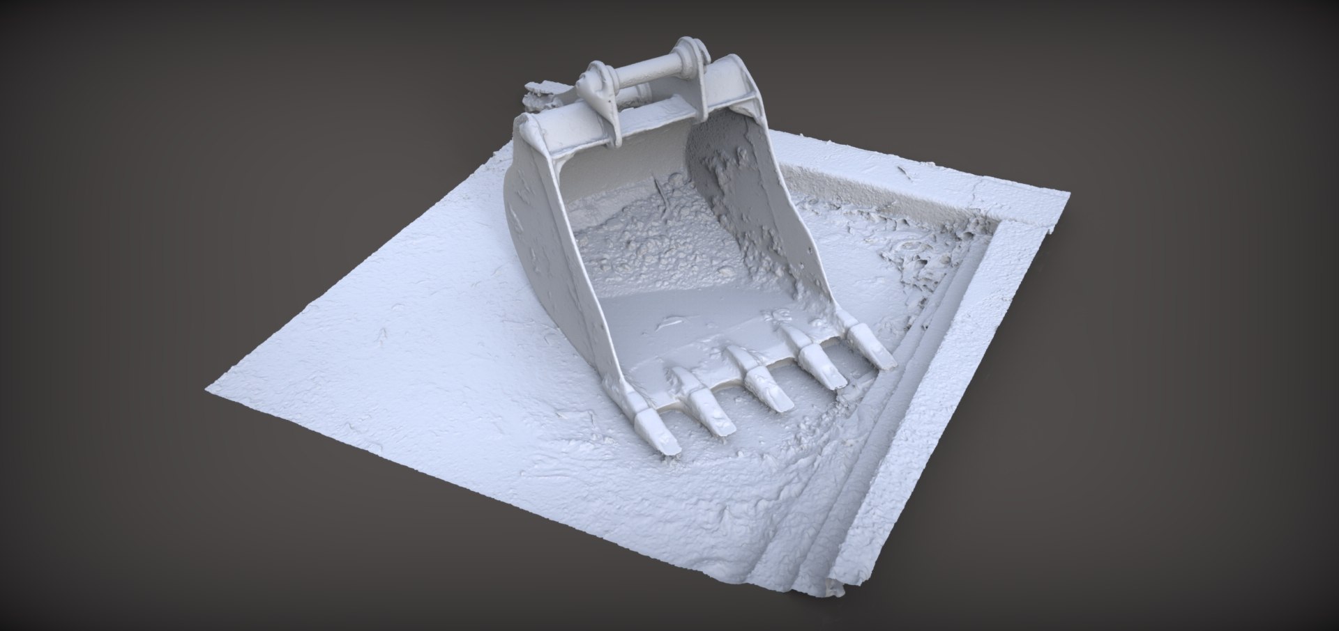 backhoe bucket 3d model