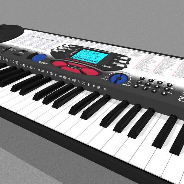 3d model keyboard synth synthesizer