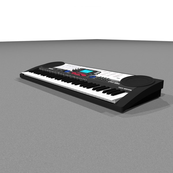 3d model keyboard synth synthesizer