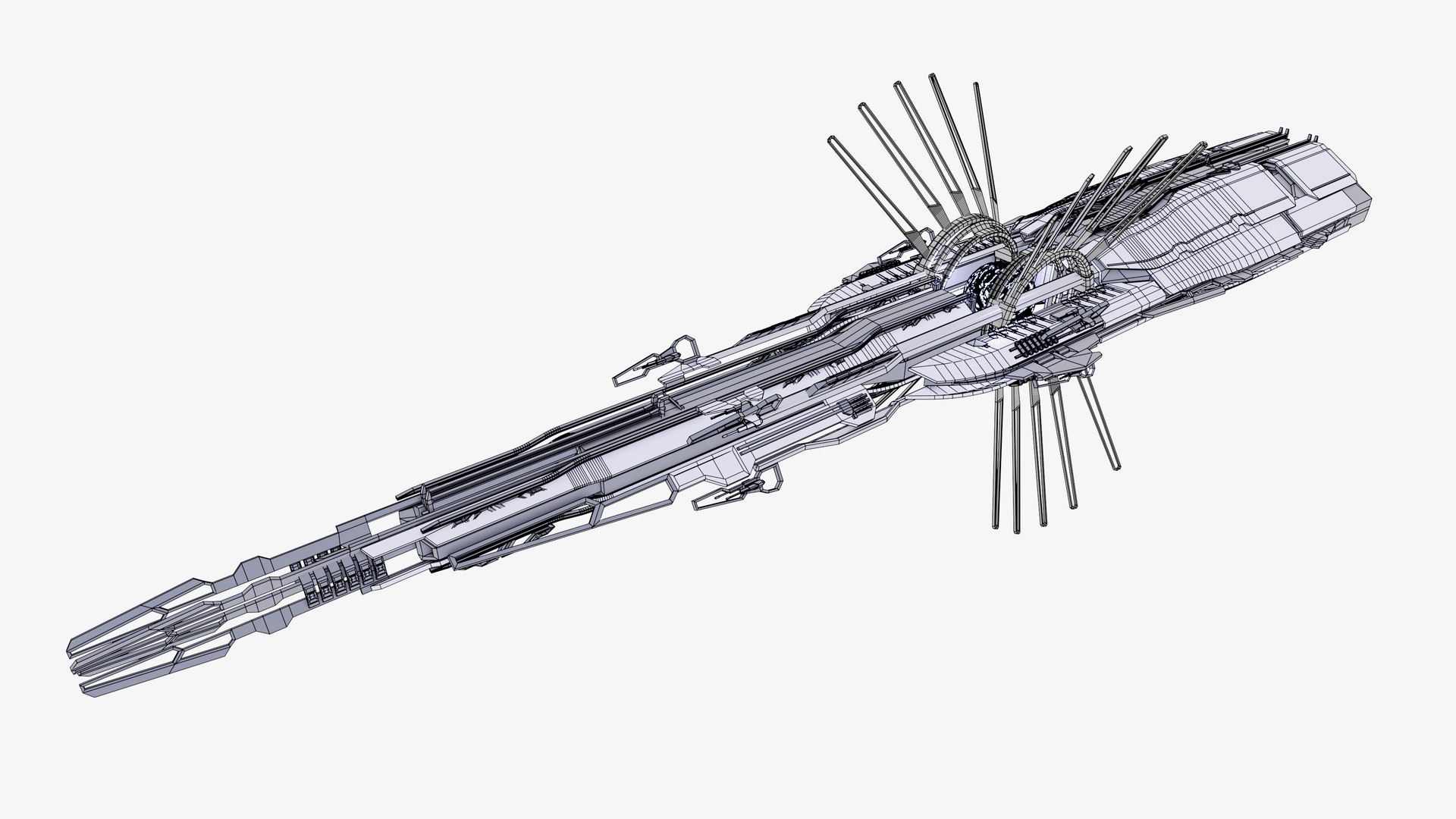 Scifi Alien Ship 3D - TurboSquid 1508787