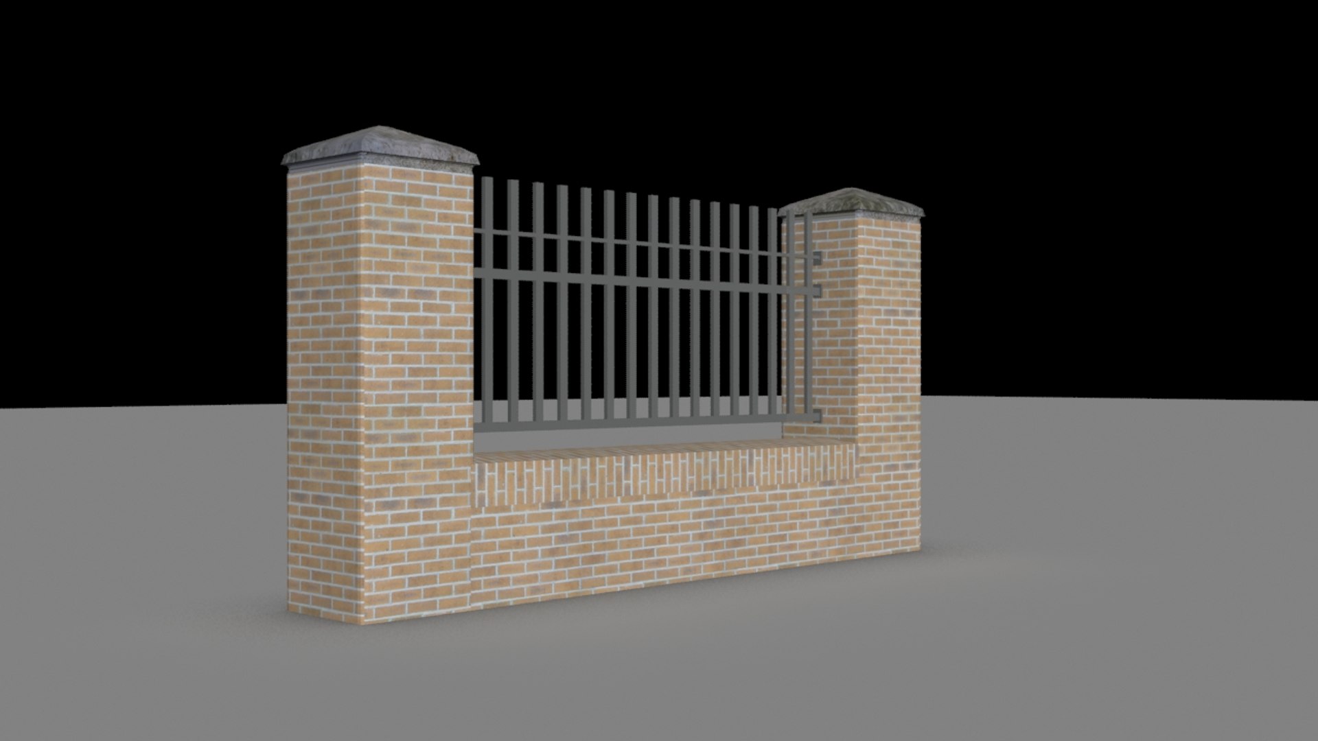 Low-poly Fences Max