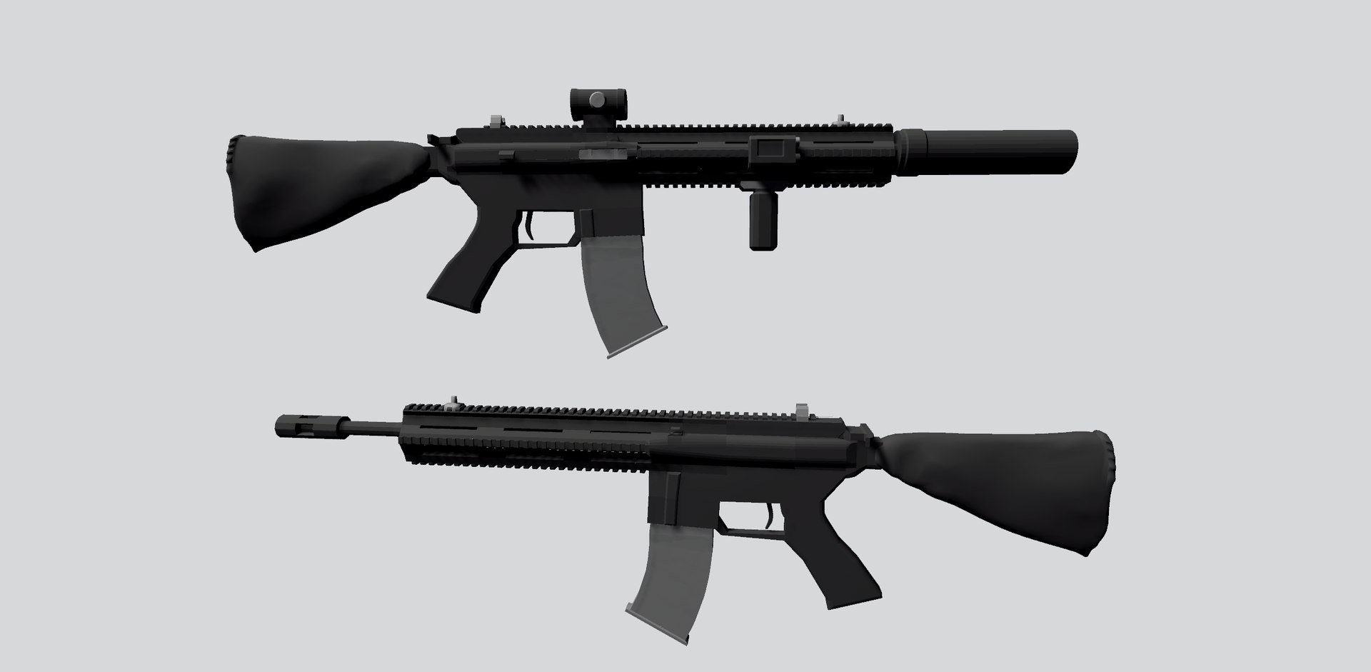 3D M416 Attachments Model - TurboSquid 1614294