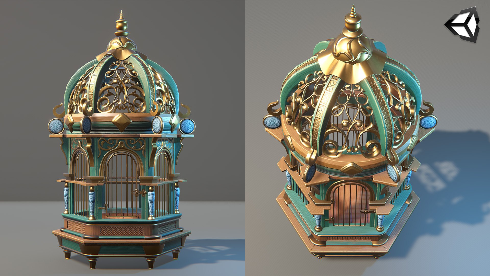Birdcage Fancy 3D - TurboSquid 2180562