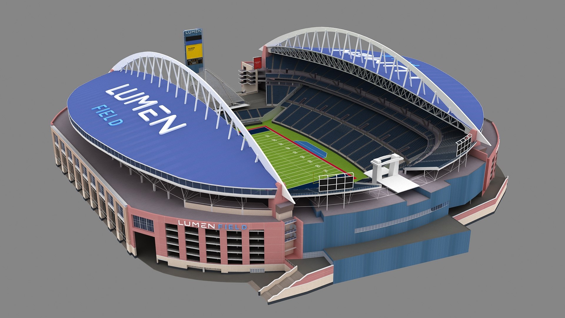 3D Lumen Field Stadium Seattle Washington - TurboSquid 2303297