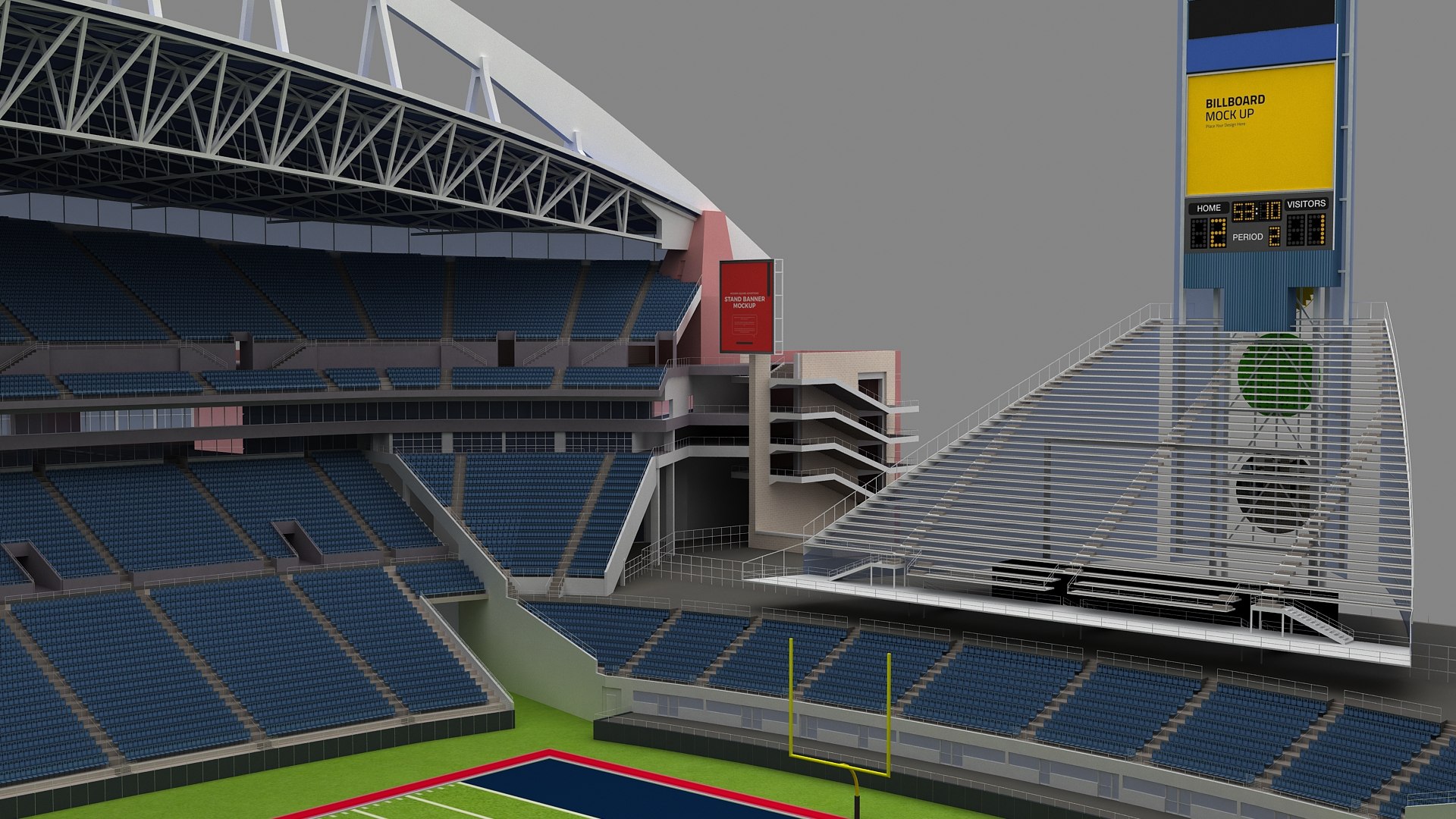 3D Lumen Field Stadium Seattle Washington - TurboSquid 2303297
