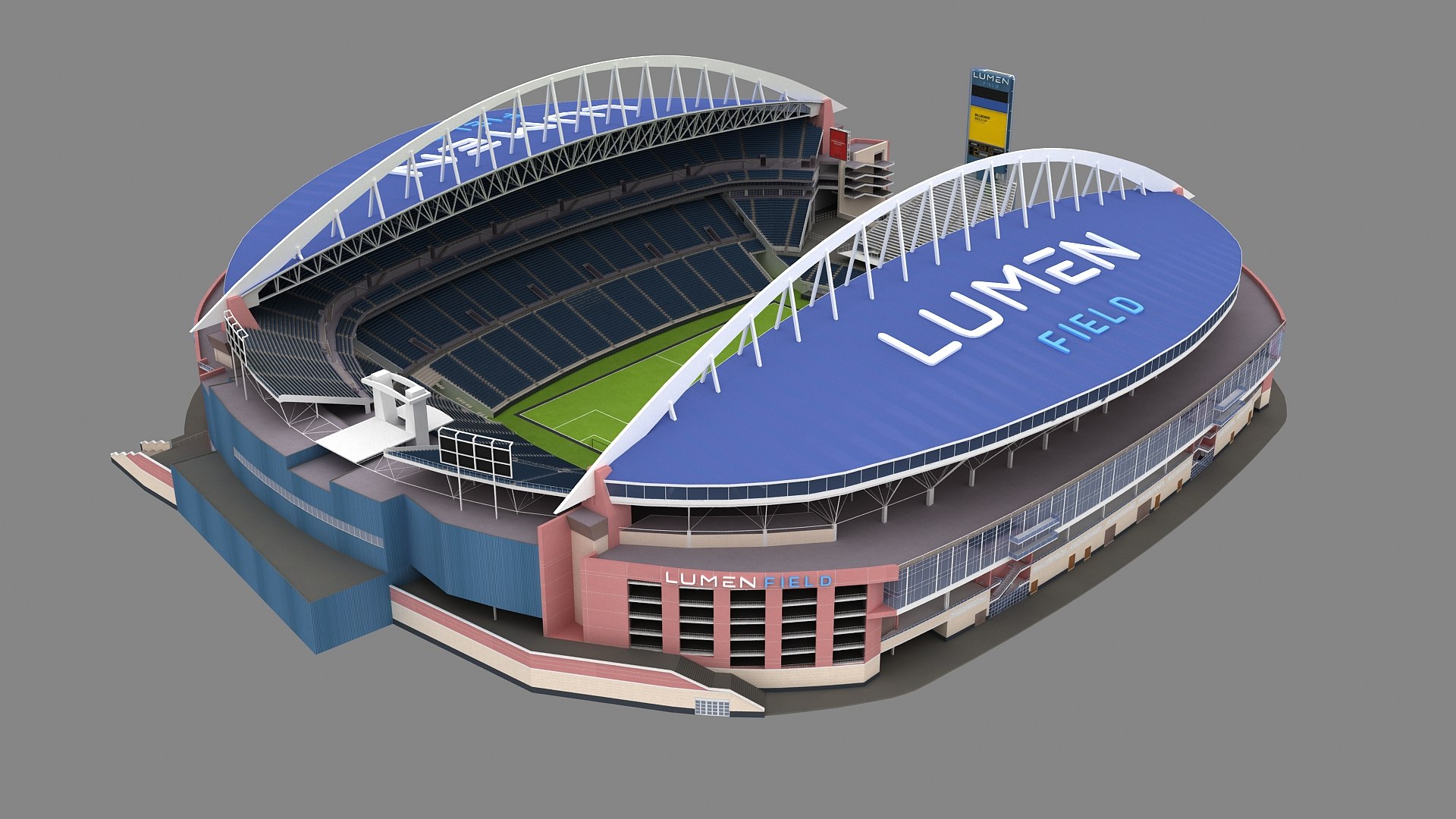 3D Lumen Field Stadium Seattle Washington - TurboSquid 2303297