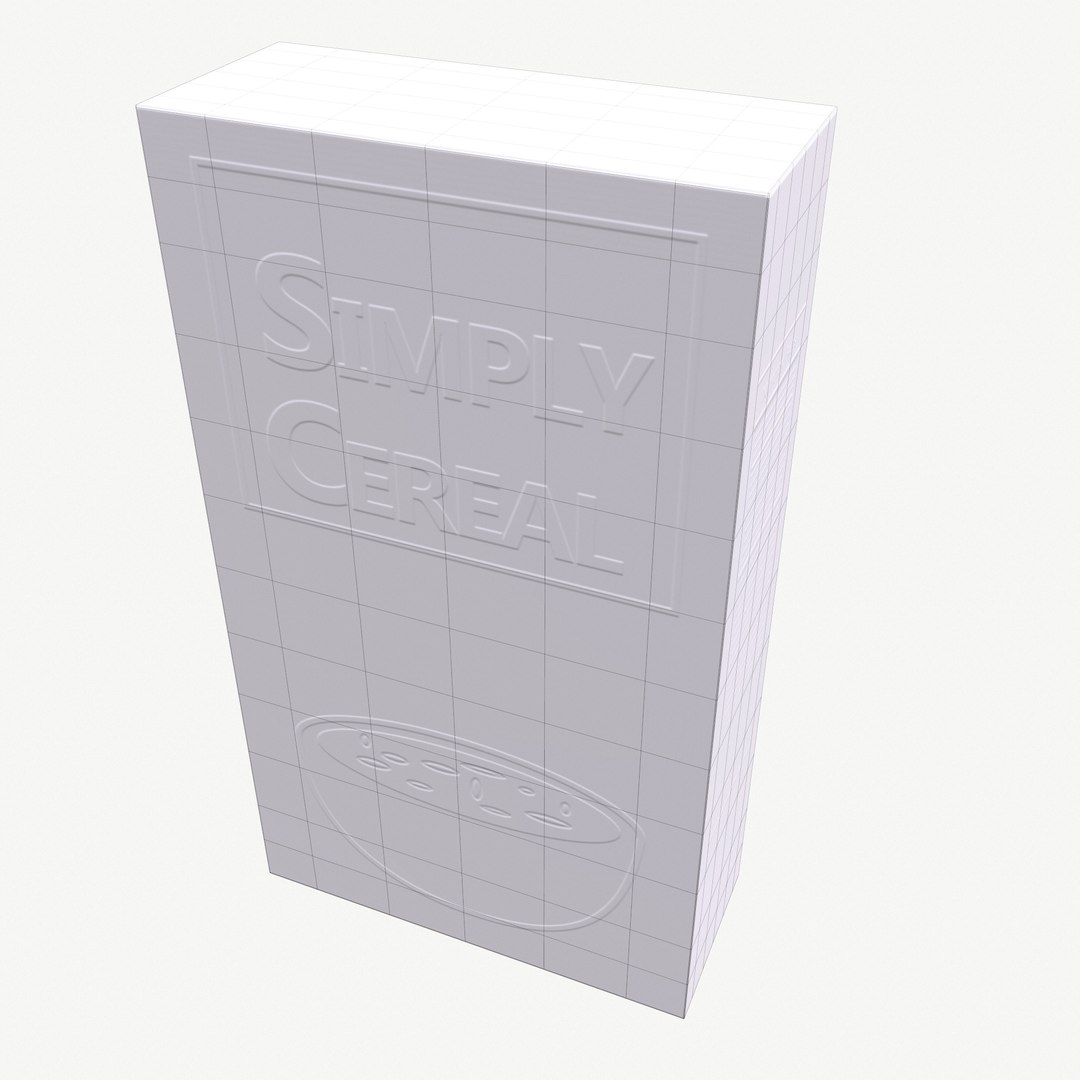 3D cereal - TurboSquid 1394636