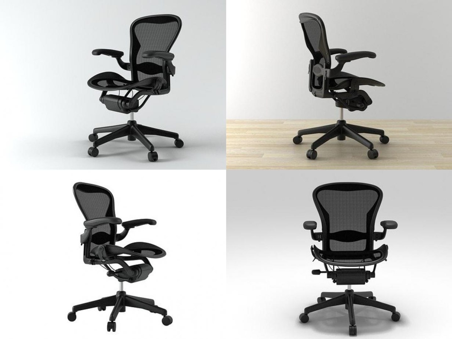 3D Aeron Chair - TurboSquid 1181420