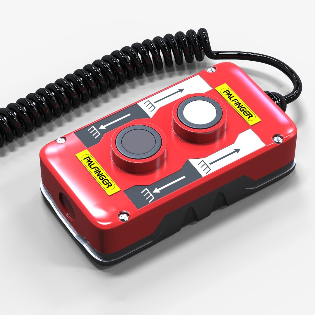 3D remote control 2 buttons model - TurboSquid 1164040