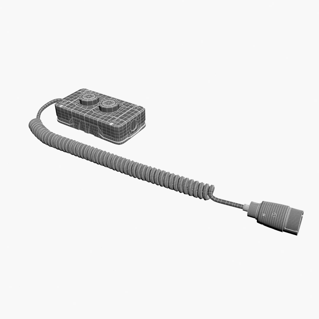 3D remote control 2 buttons model - TurboSquid 1164040