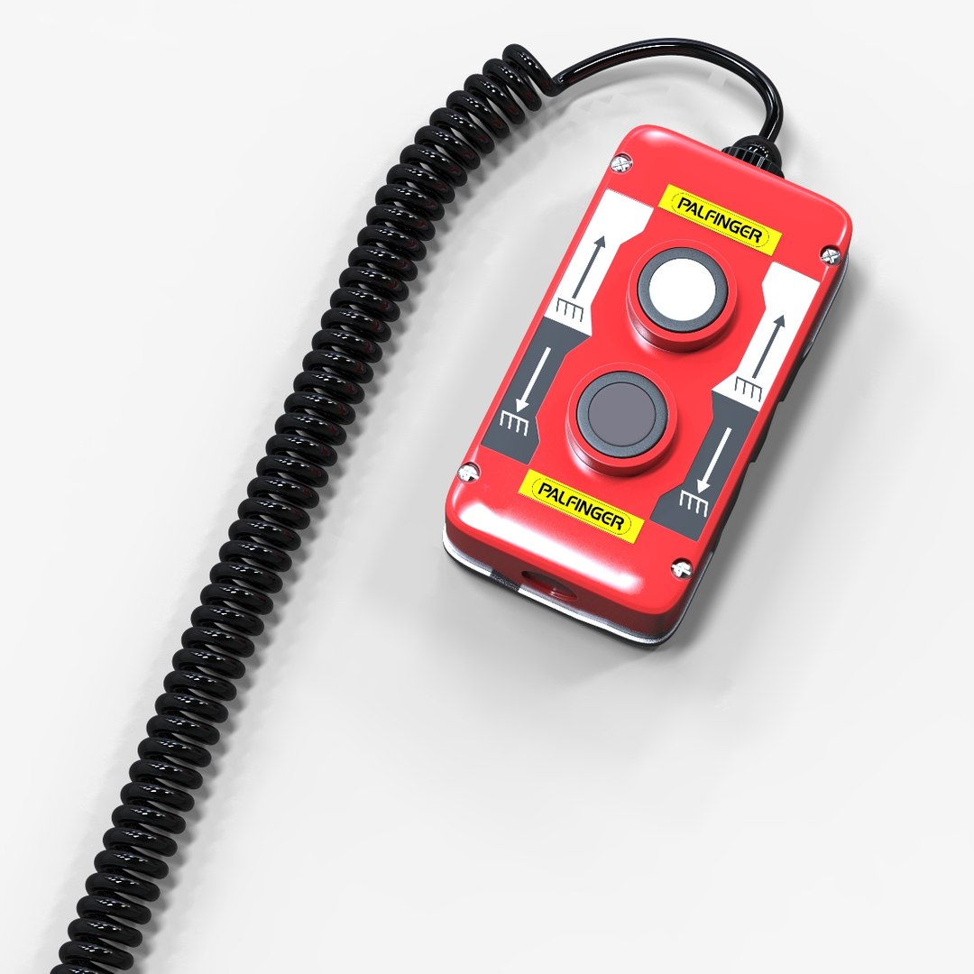 3D remote control 2 buttons model - TurboSquid 1164040