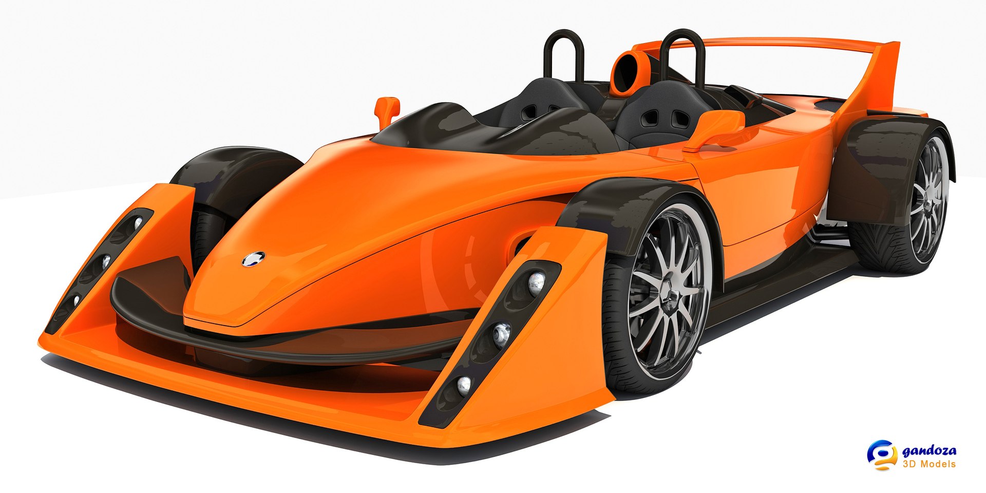 hulme canam supercar car 3d model
