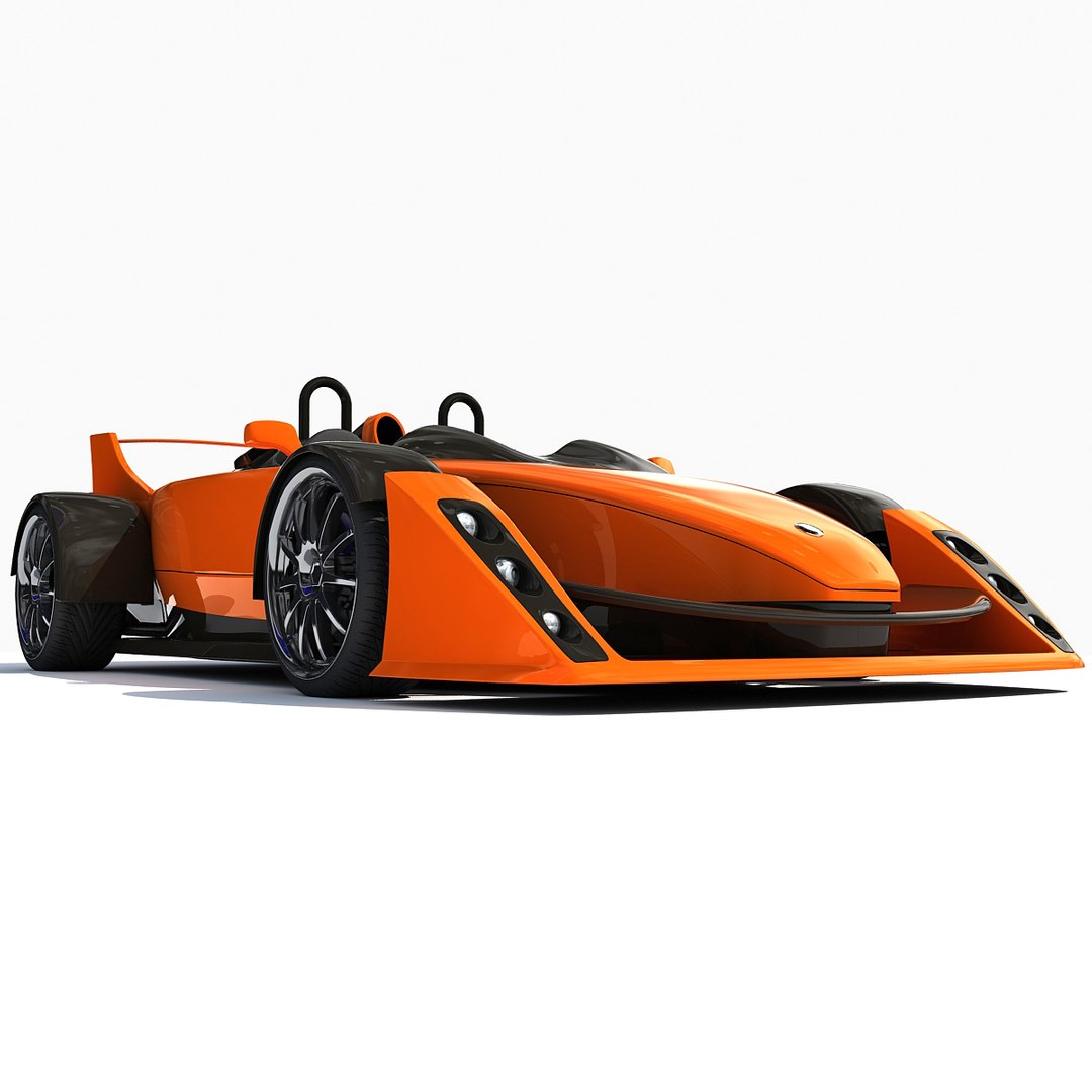 hulme canam supercar car 3d model